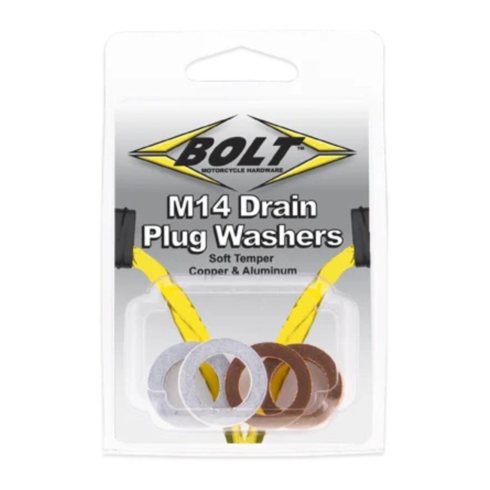 Bolt 14x22mm Copper Crush Washers (Pack of 50) – Dirt Bike Performance